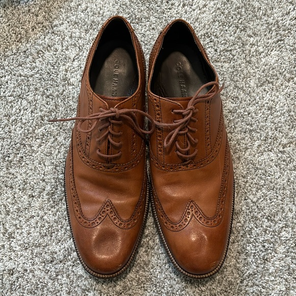 Cole Haan | Shoes | Mens Cole Haan Brown Wing Tips | Poshmark